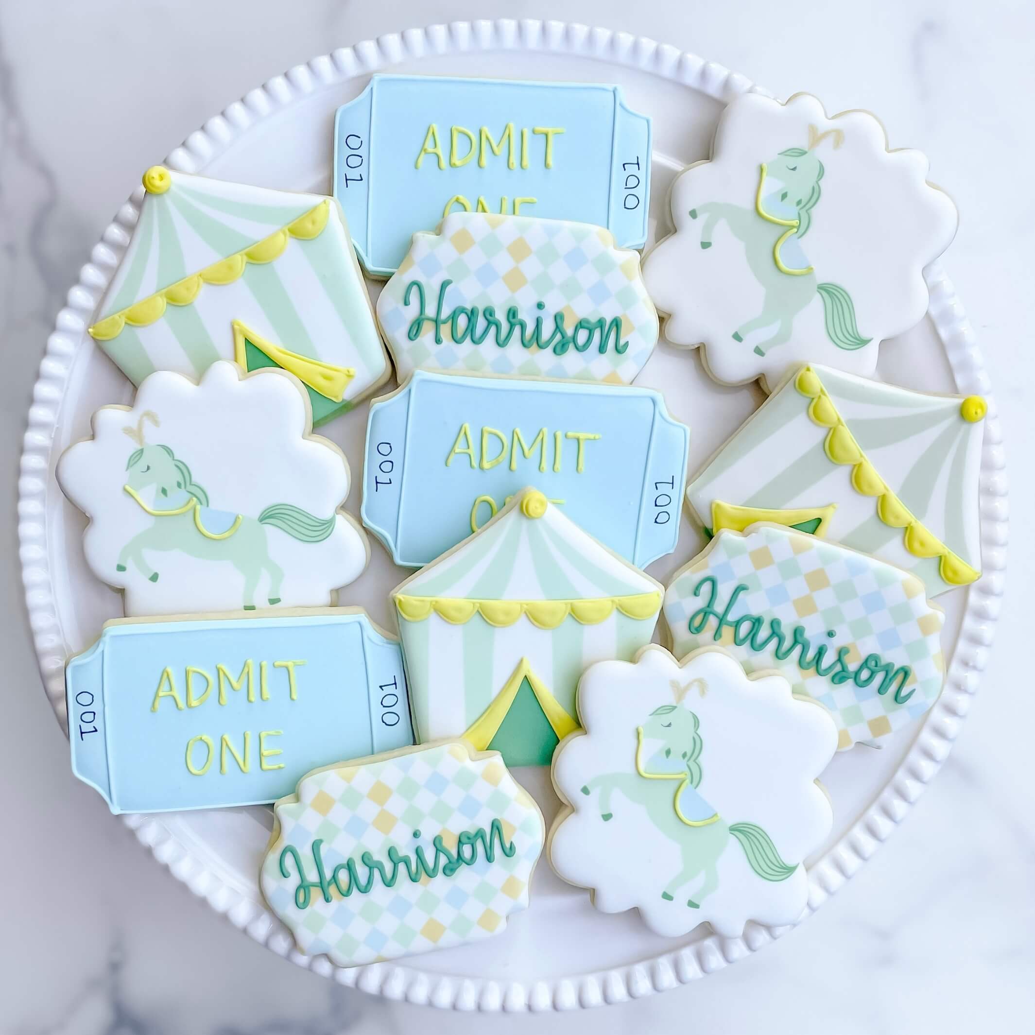 Custom Cookies | Birthday | Life Is A Circus – Southern Sugar Bakery