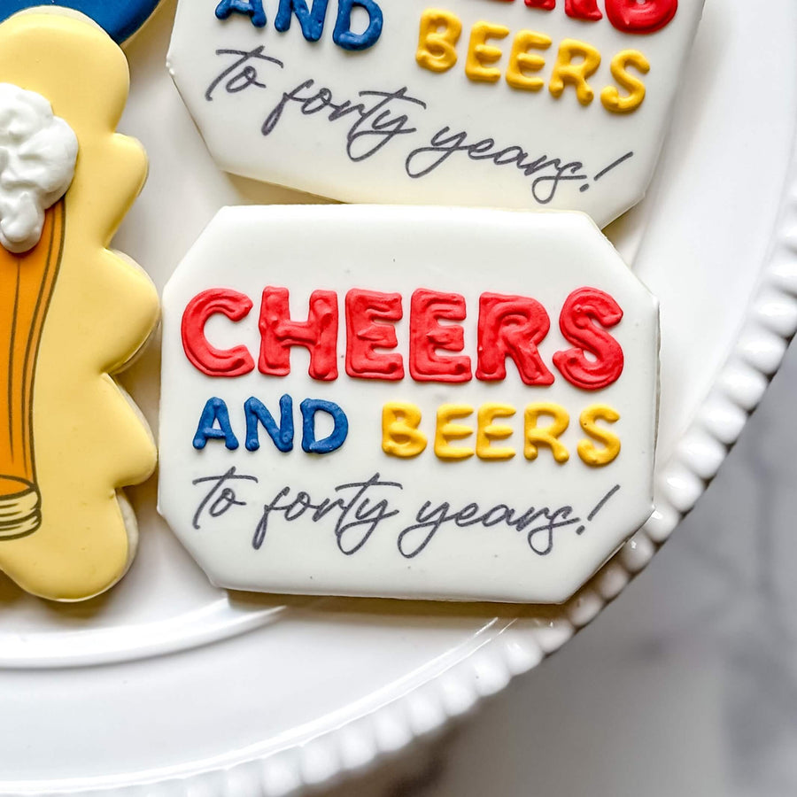 Cheers to Another Year! | Decorated Birthday Cookies – Southern Sugar ...