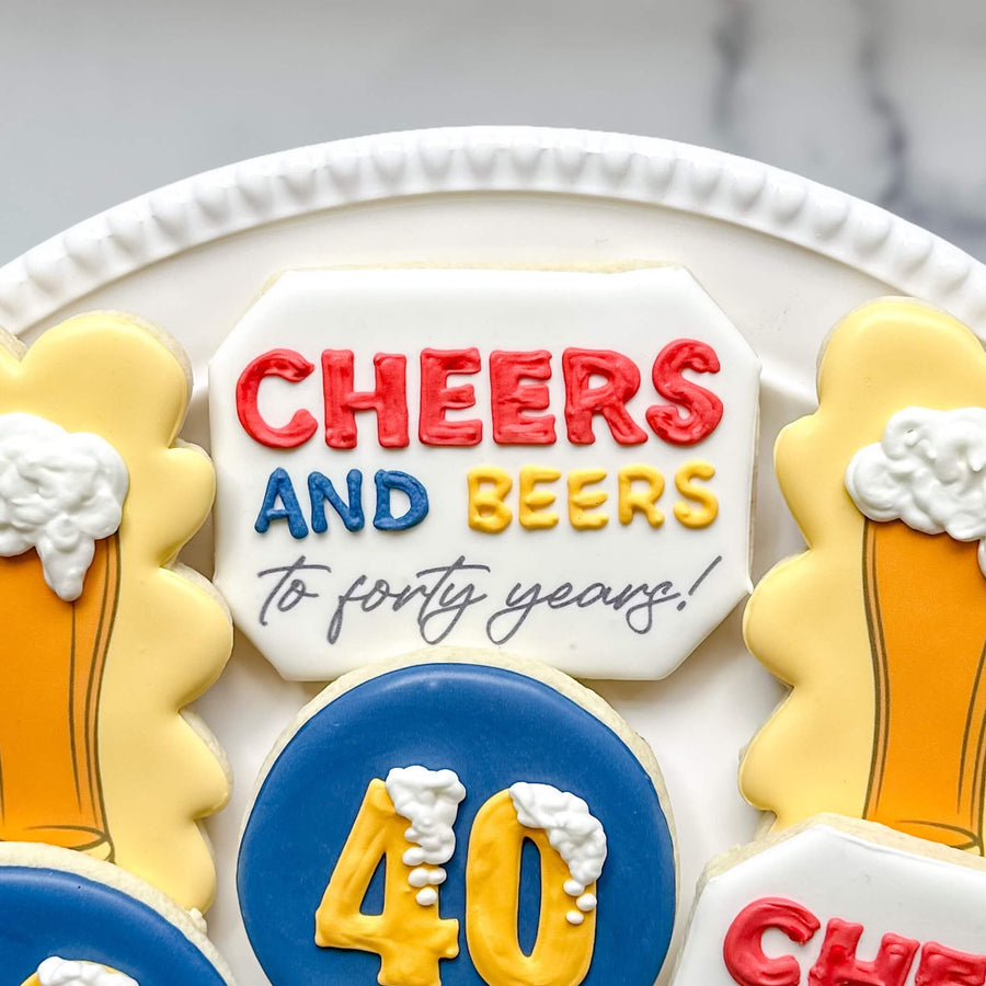 Cheers to Another Year! | Decorated Birthday Cookies – Southern Sugar ...