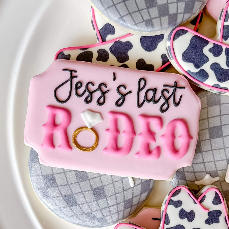 Custom Bachelorette Cookies | Last Rodeo – Southern Sugar Bakery