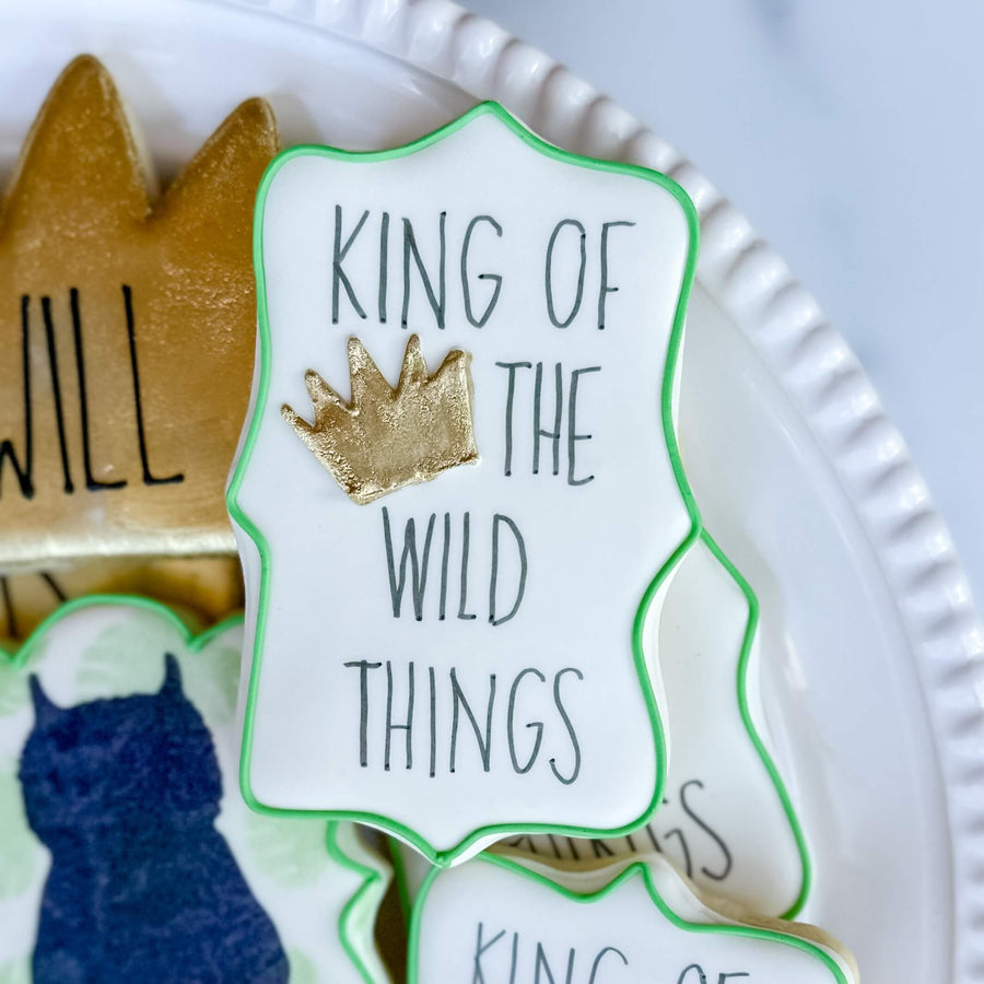 Custom Cookies | Birthday | Wild Thing Rumpus – Southern Sugar Bakery