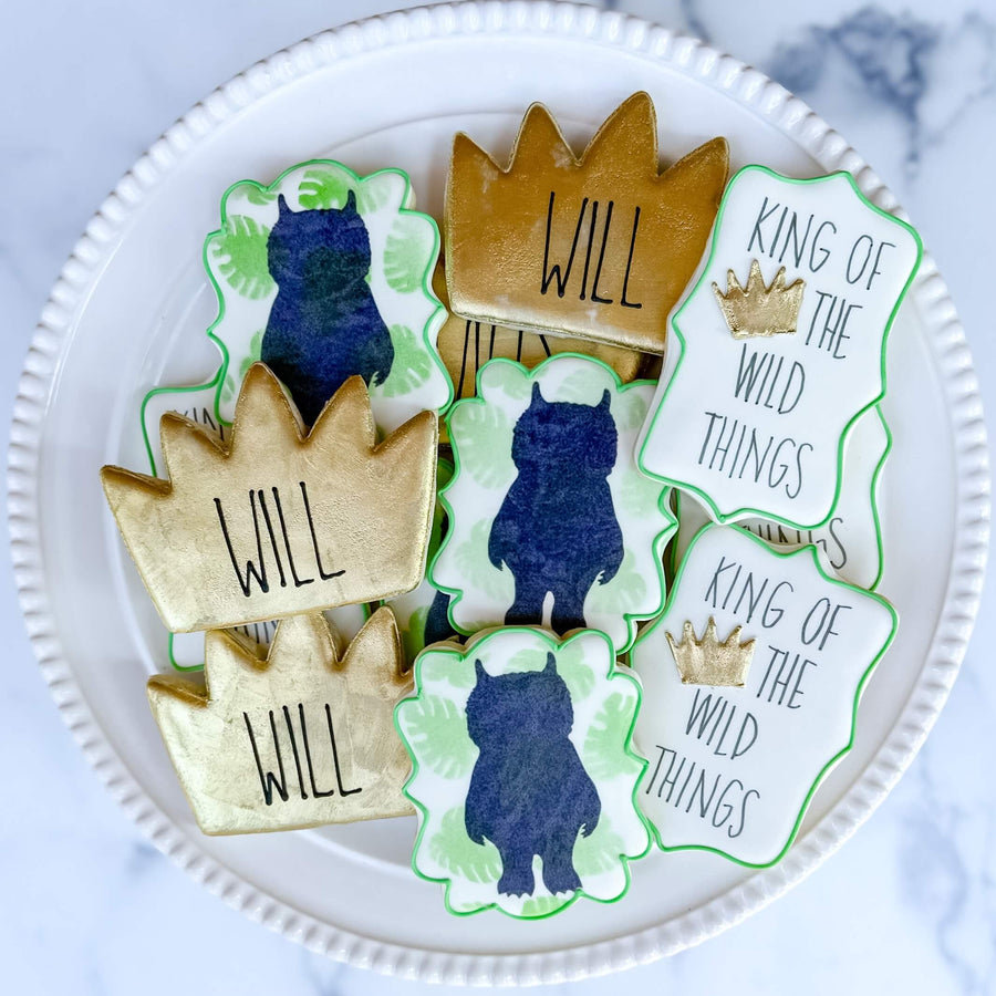 Custom Cookies | Birthday | Wild Thing Rumpus – Southern Sugar Bakery