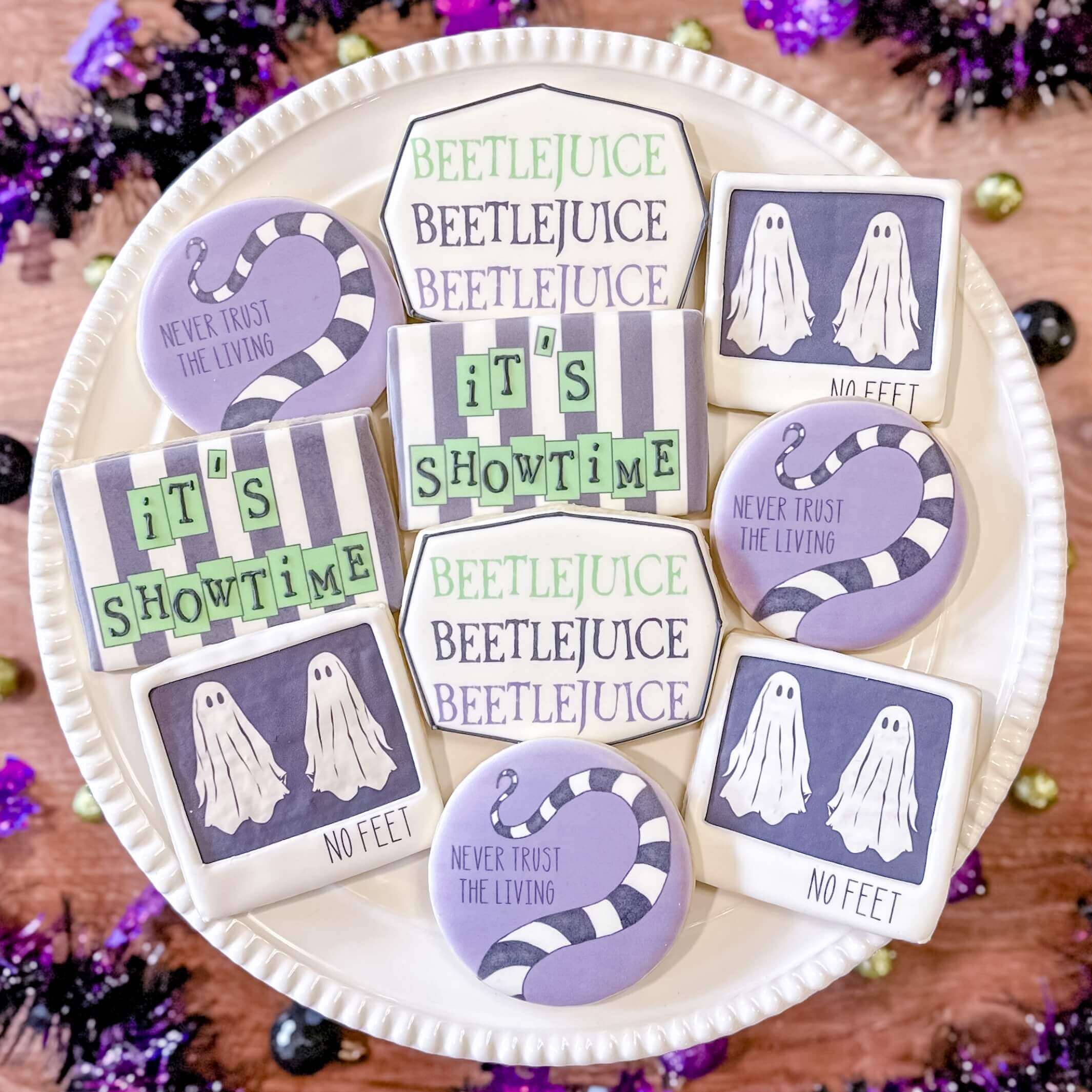 Custom Cookies | Beetlejuice – Southern Sugar Bakery