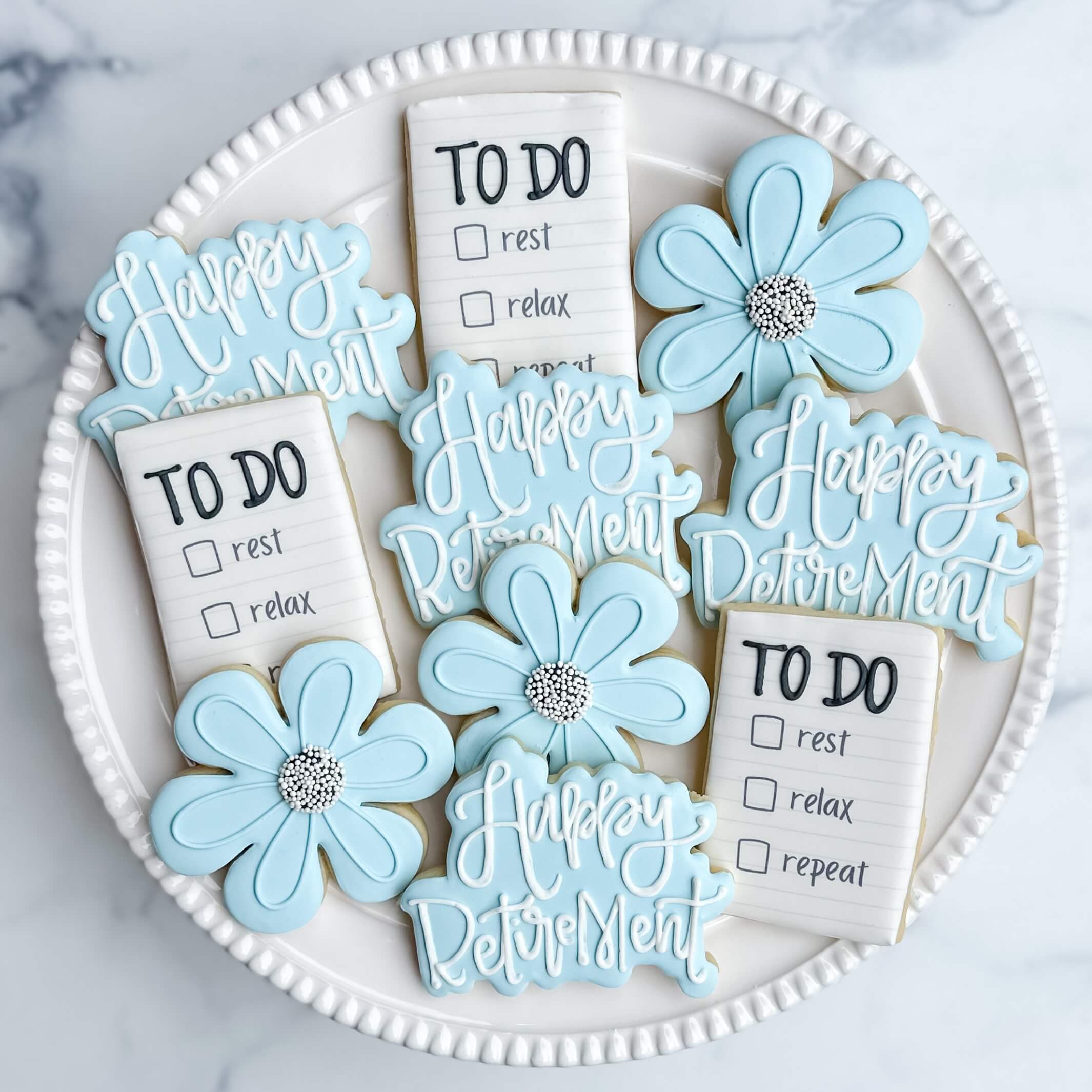 Custom Cookies | Retirement | Happy Retirement – Southern Sugar Bakery