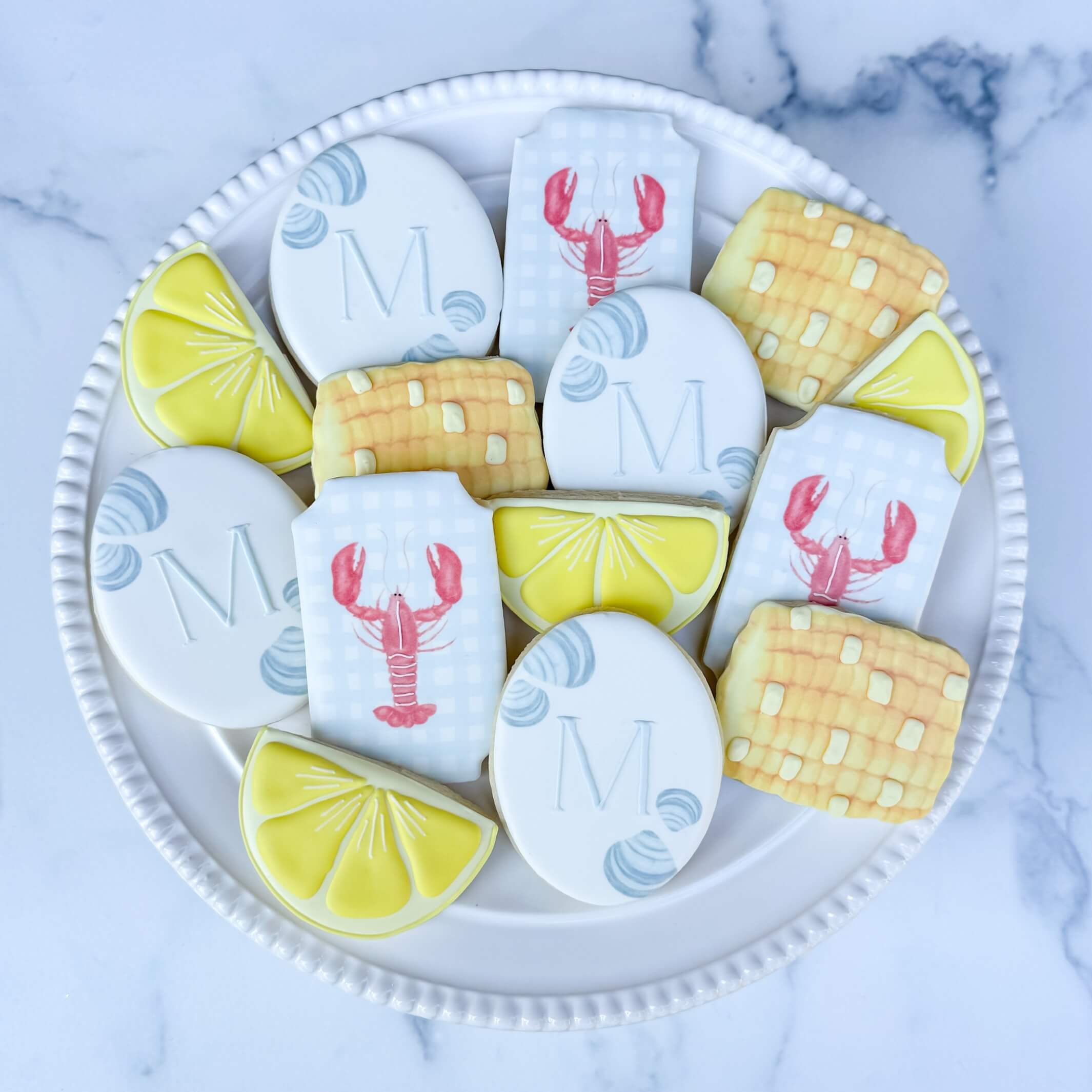 Custom Cookies | Wedding Collection | Love and Lobster – Southern Sugar ...