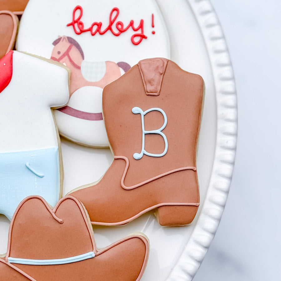 Custom Cookies | New Baby | Western Baby – Southern Sugar Bakery
