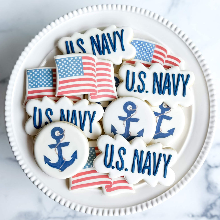 Custom Cookies | US Military | NAVY – Southern Sugar Bakery