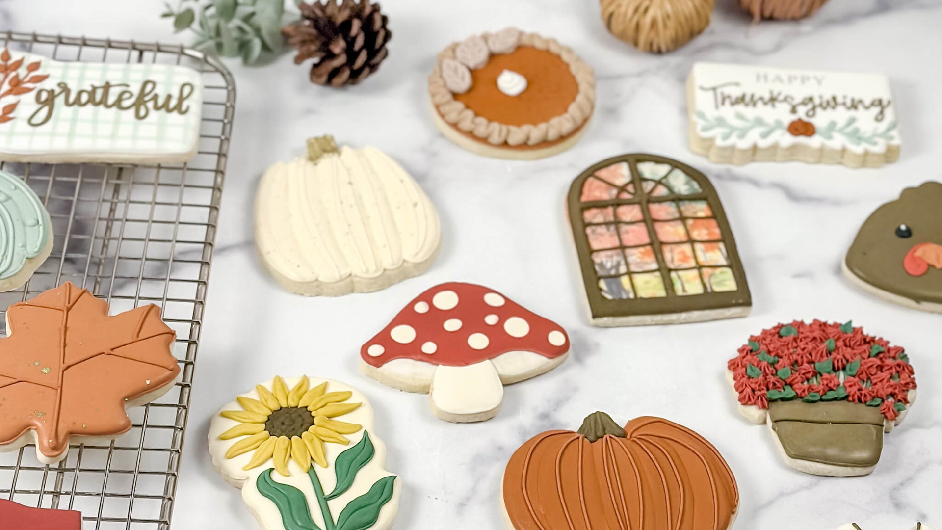 Fall & Thanksgiving Cookies | Austin, TX | Southern Sugar Bakery
