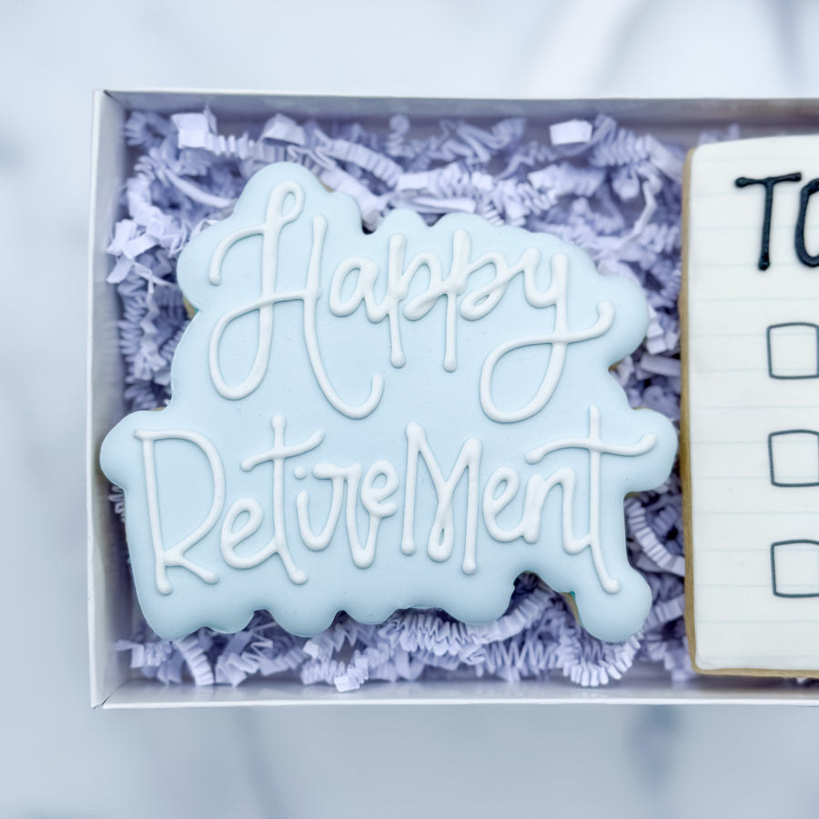 Custom Cookies | Retirement – Southern Sugar Bakery