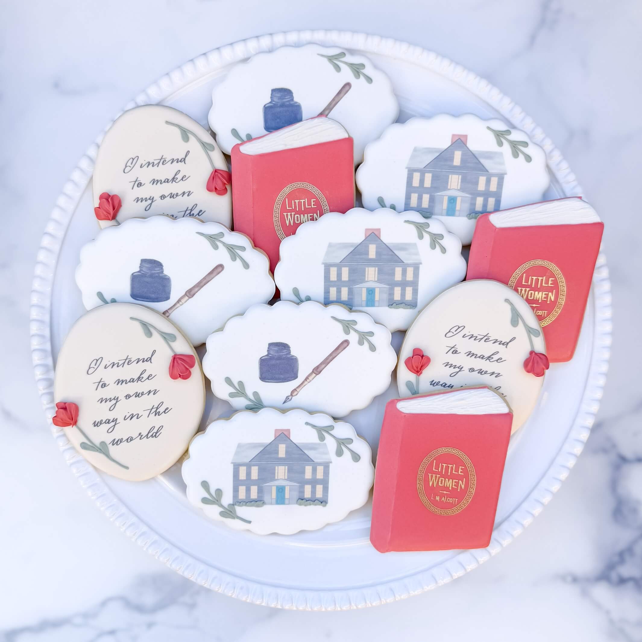 Custom Cookies | Little Women – Southern Sugar Bakery