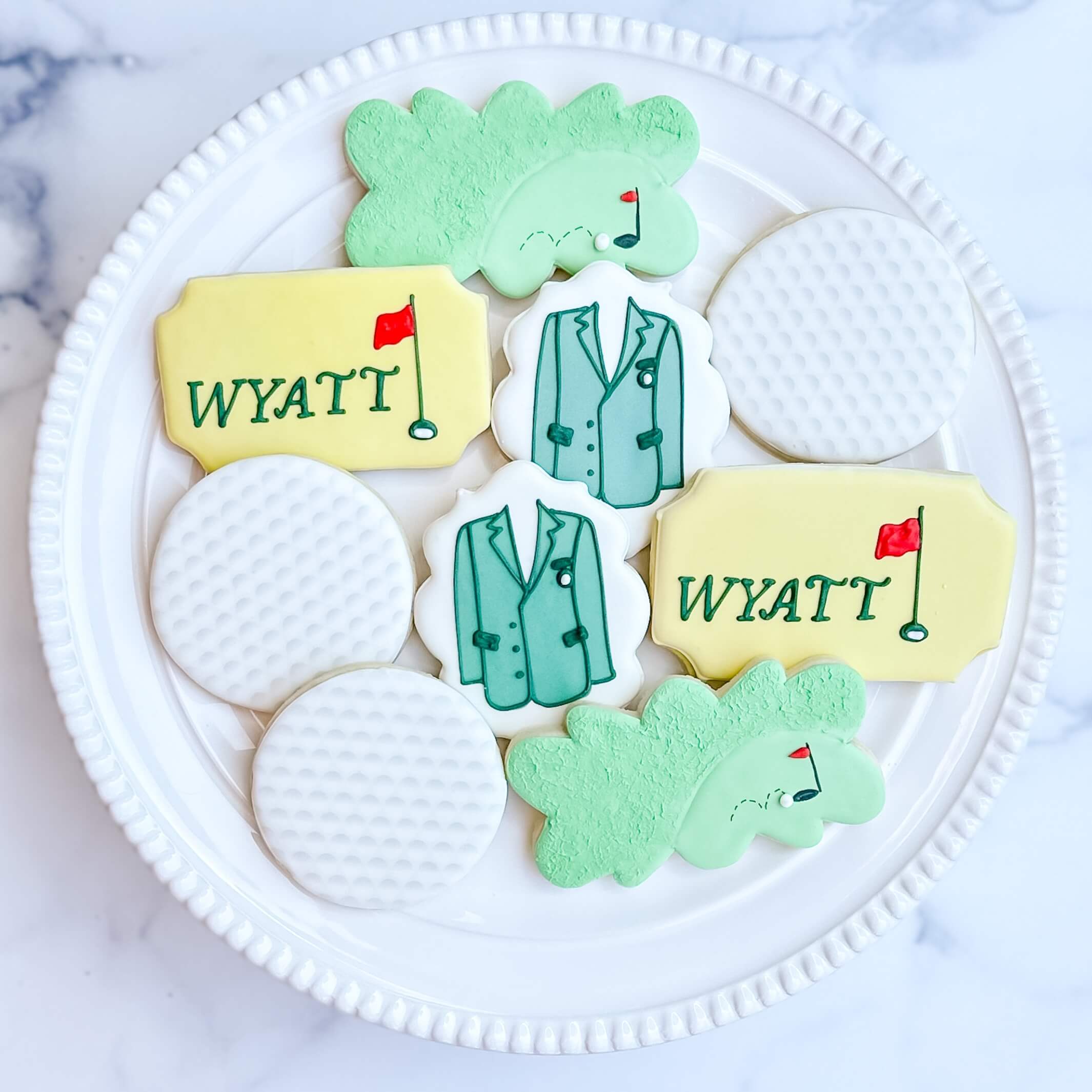 Custom Birthday Cookies | Golf Theme | Golf Master – Southern Sugar Bakery