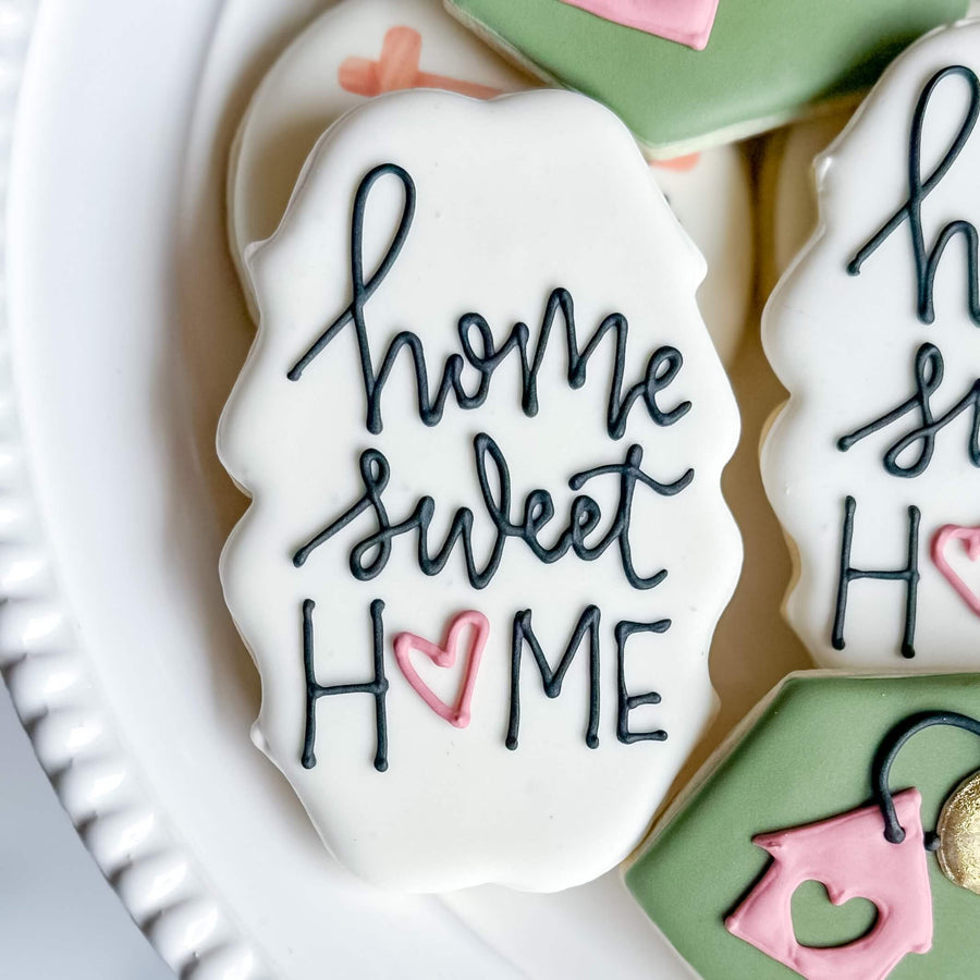 Custom New Homeowner Cookies | Home Sweet Home – Southern Sugar Bakery
