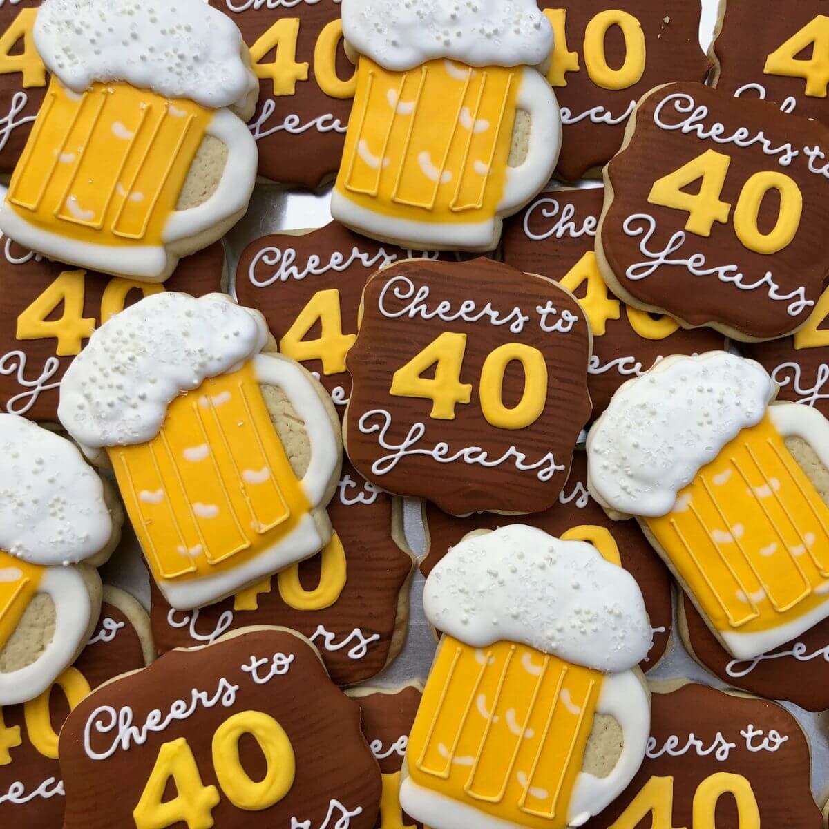 Cheers to Another Year! | Decorated Birthday Cookies – Southern Sugar ...
