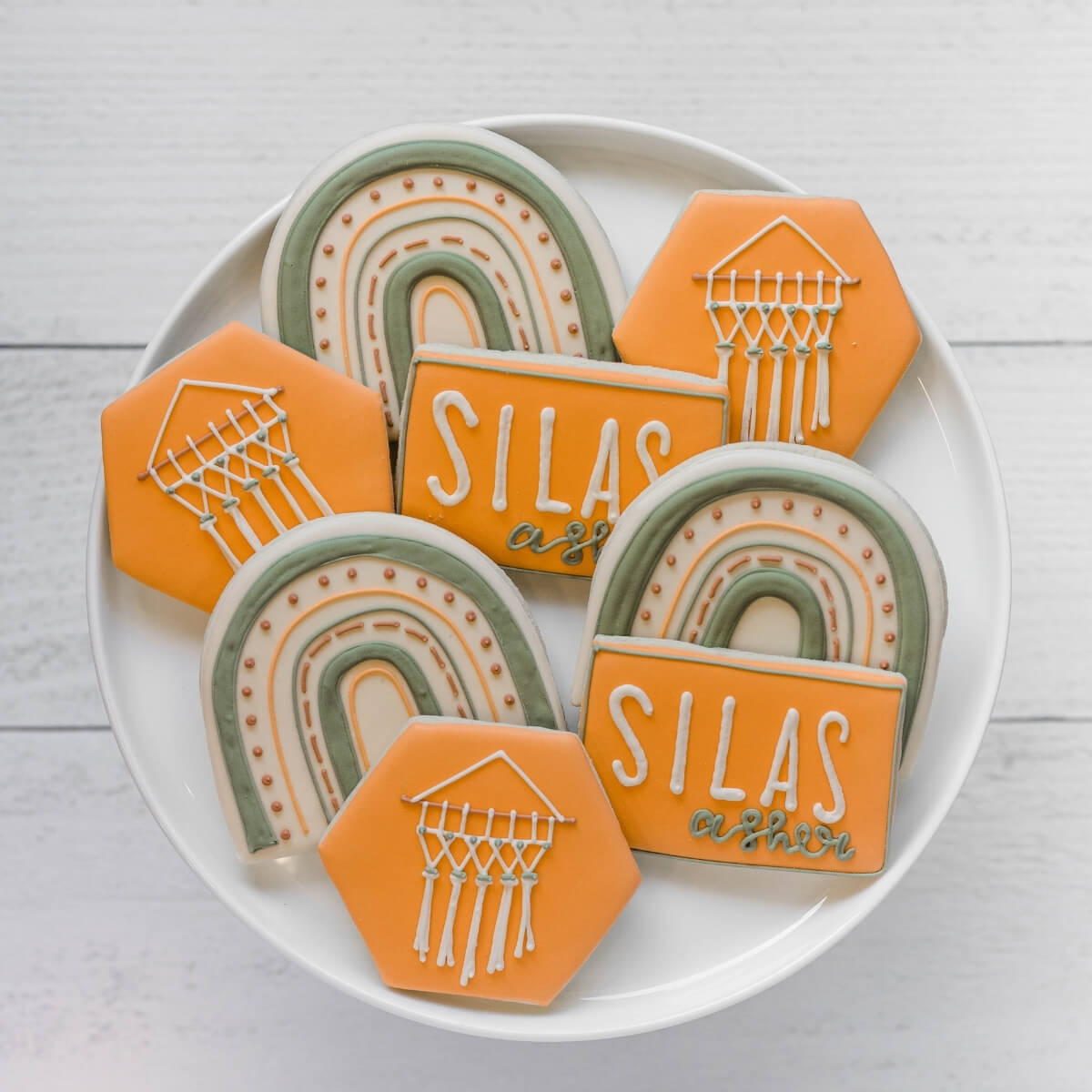 Custom Cookies | Welcome Newborn | Boho Baby – Southern Sugar Bakery