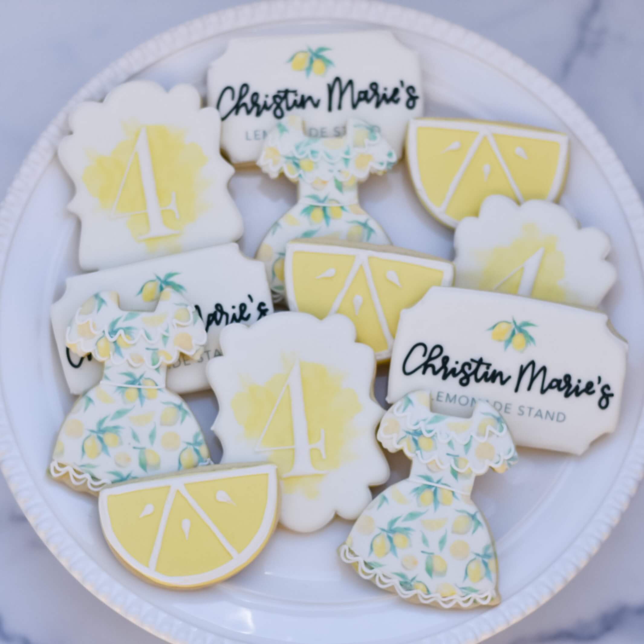Custom Cookies | Birthday | Lemonade Stand – Southern Sugar Bakery