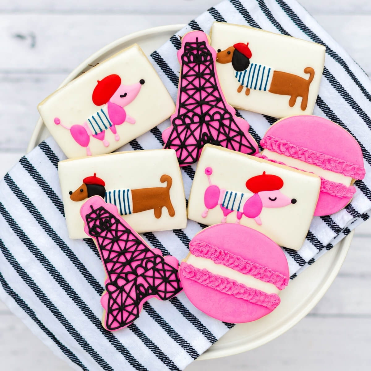 Custom Cookies | Birthday | Perfect In Paris – Southern Sugar Bakery